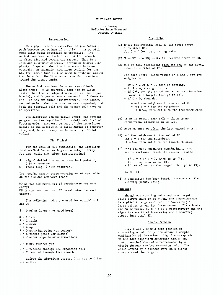 Fast Maze Router | IEEE Conference Publication | IEEE Xplore