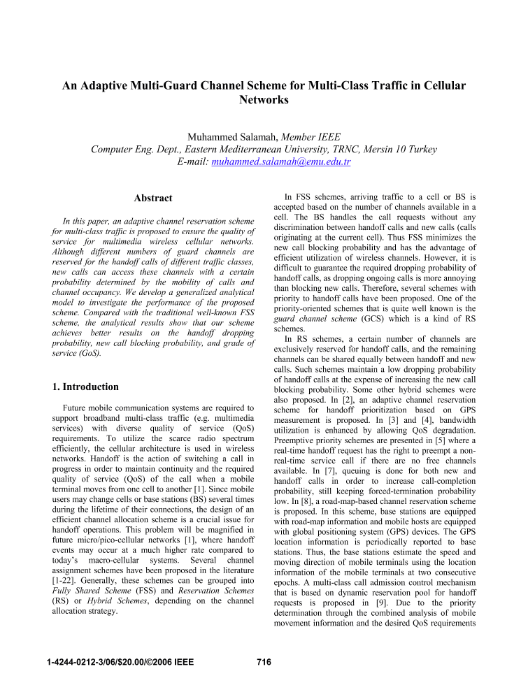 An Adaptive Multi-Guard Channel Scheme for Multi-Class Traffic in ...