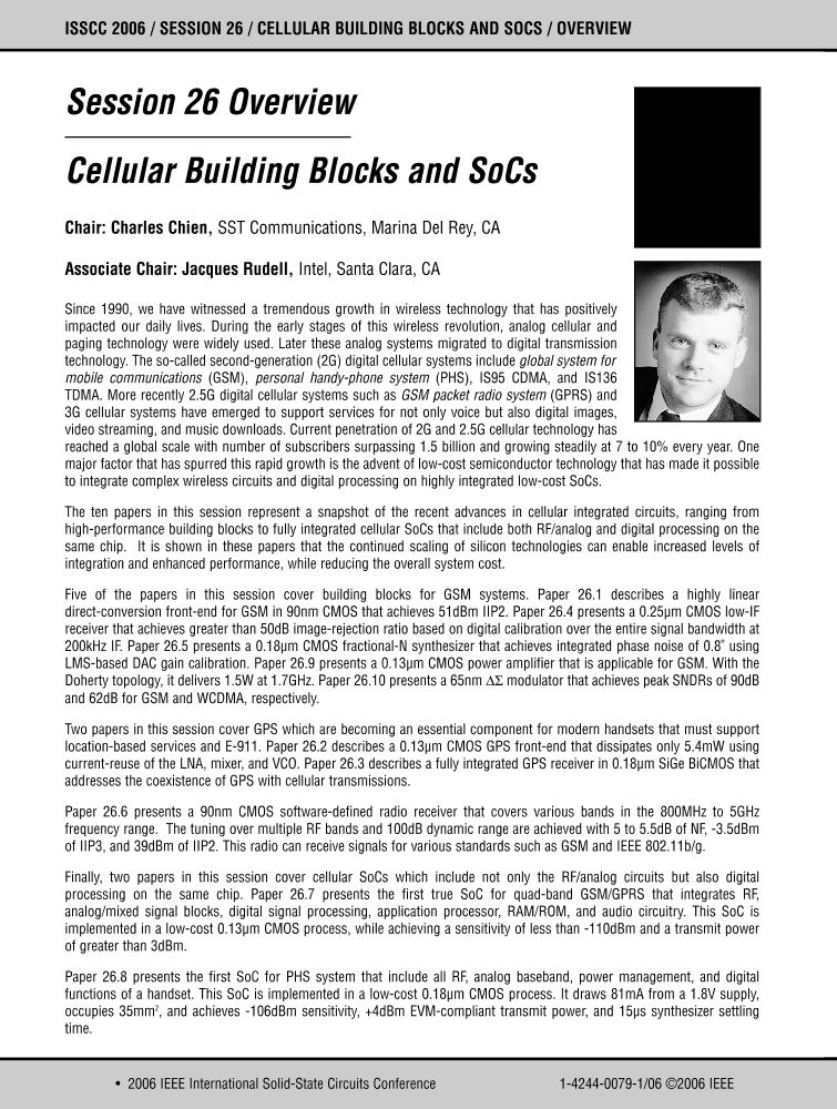Cellular building blocks and SoCs | IEEE Conference Publication | IEEE ...