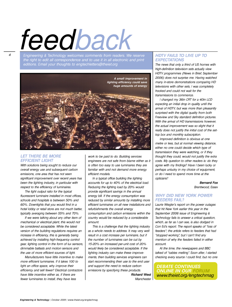 Feedback | IET Journals & Magazine | IEEE Xplore