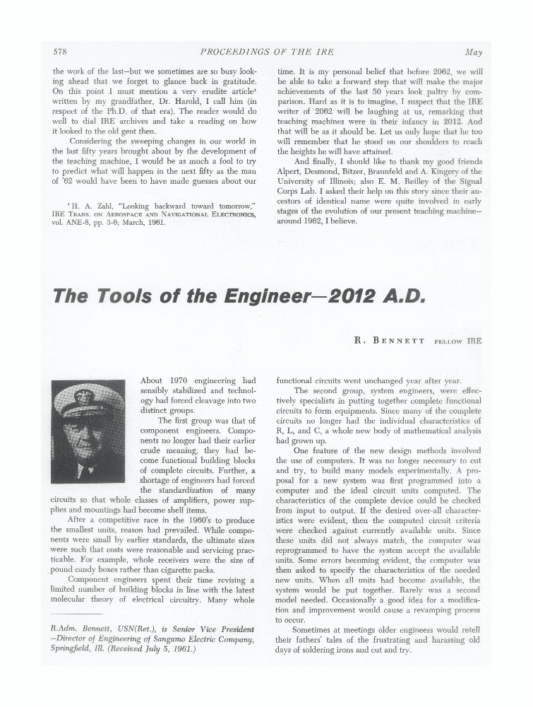 The Tools of the Engineer-2012 A.D. | IEEE Journals & Magazine | IEEE ...