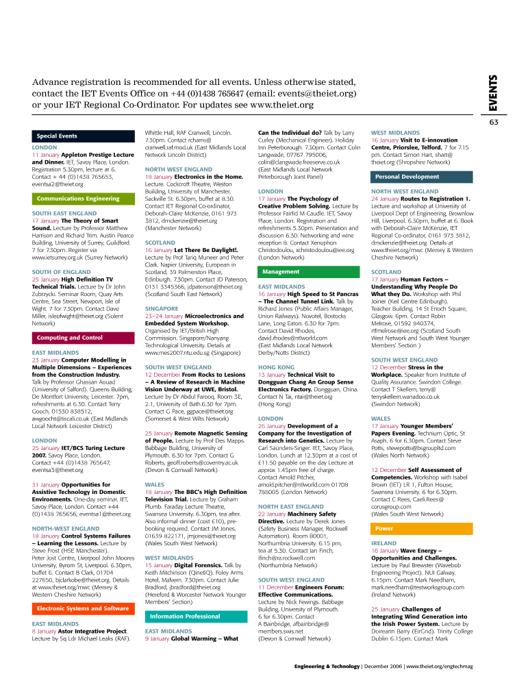 Events | IET Journals & Magazine | IEEE Xplore