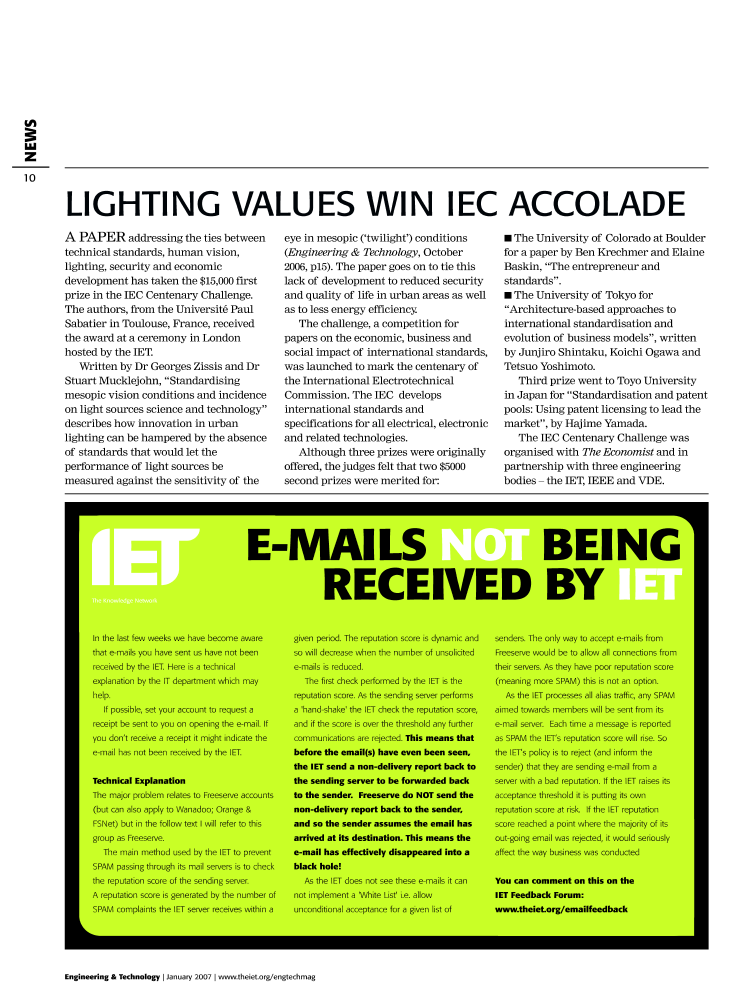 News | IET Journals & Magazine | IEEE Xplore