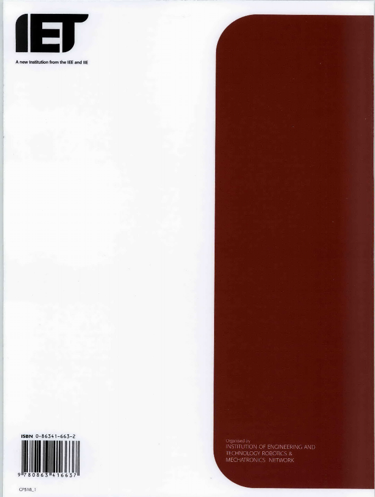 ISBN 0-86341-663-2 [Back Cover] | IET Conference Publication | IEEE Xplore