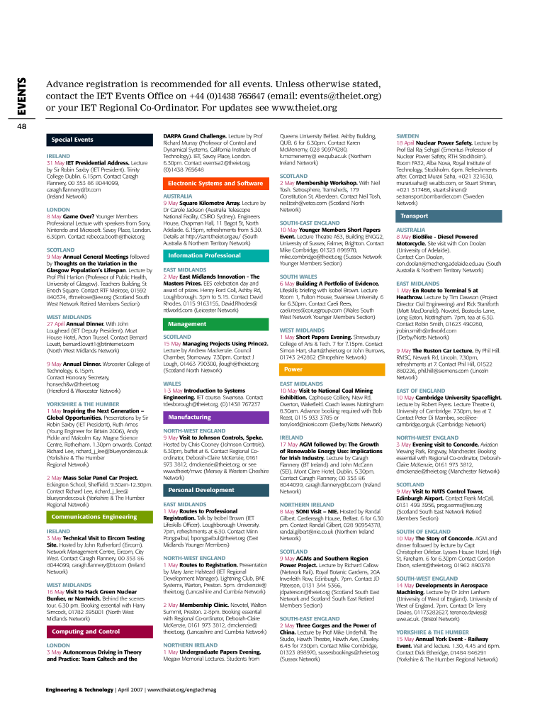 Events | IET Journals & Magazine | IEEE Xplore