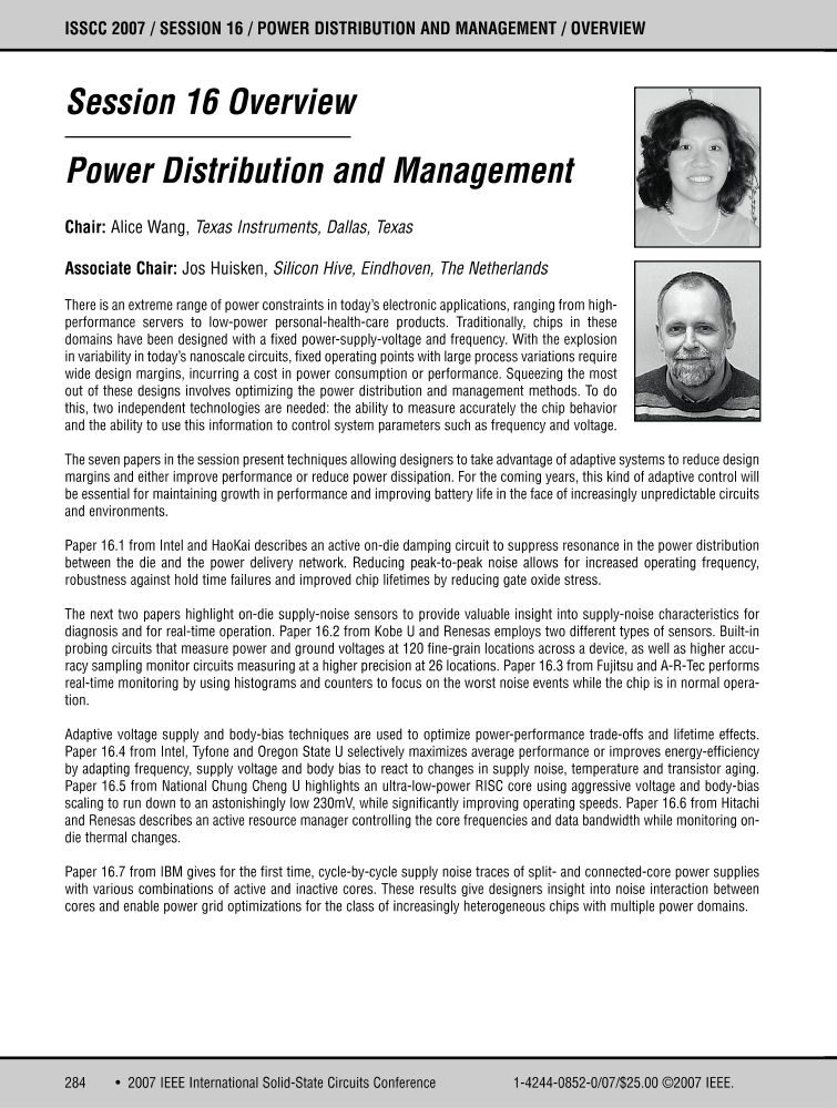 Power Distribution and Management | IEEE Conference Publication | IEEE ...