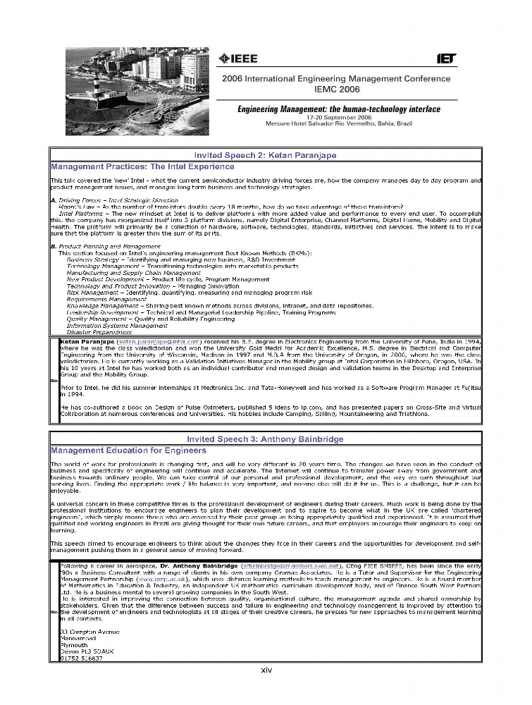 Management Education for Engineers | IEEE Conference Publication | IEEE ...