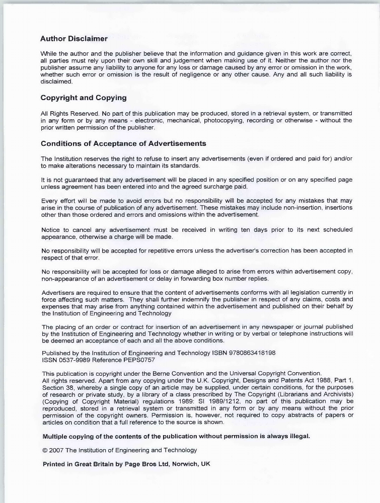 Author Disclaimer | IET Conference Publication | IEEE Xplore