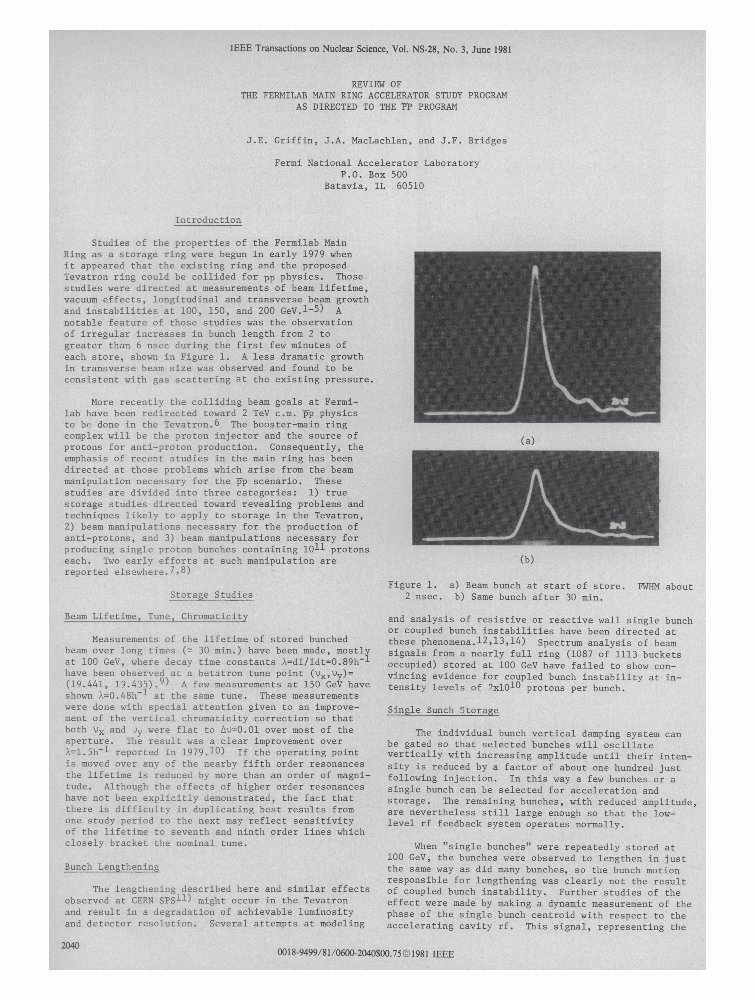 Review of the Fermilab Main Ring Accelerator Study Program as Directed ...
