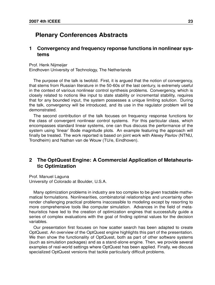The OptQuest Engine: A Commercial Application of Metaheuristic ...