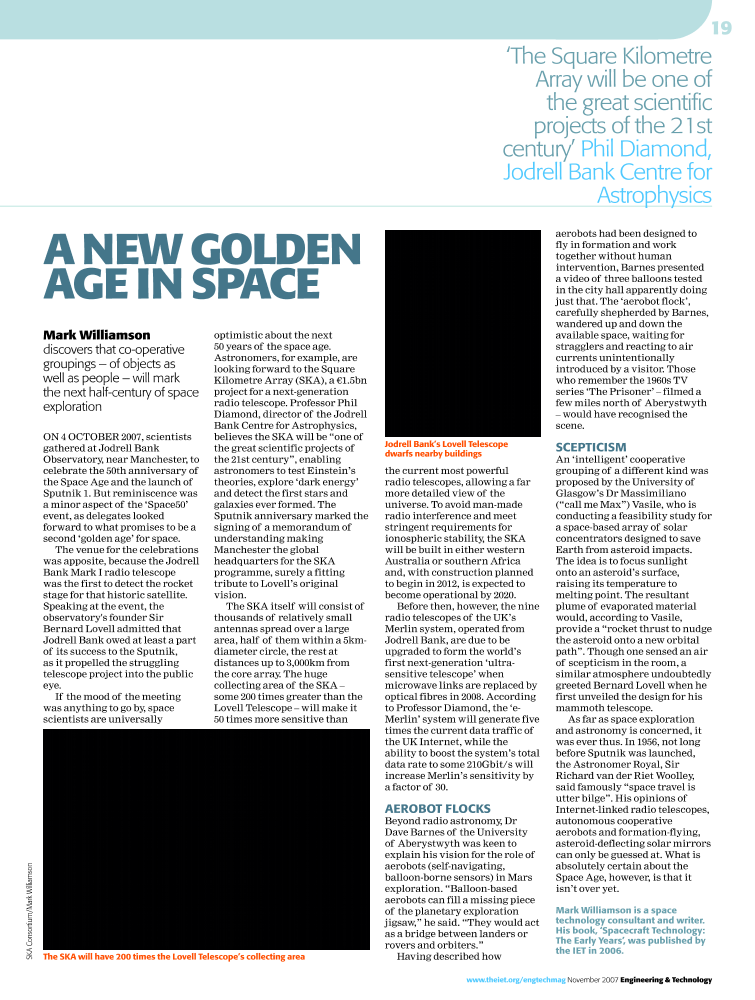 A New Golden Age In Space | IET Journals & Magazine | IEEE Xplore