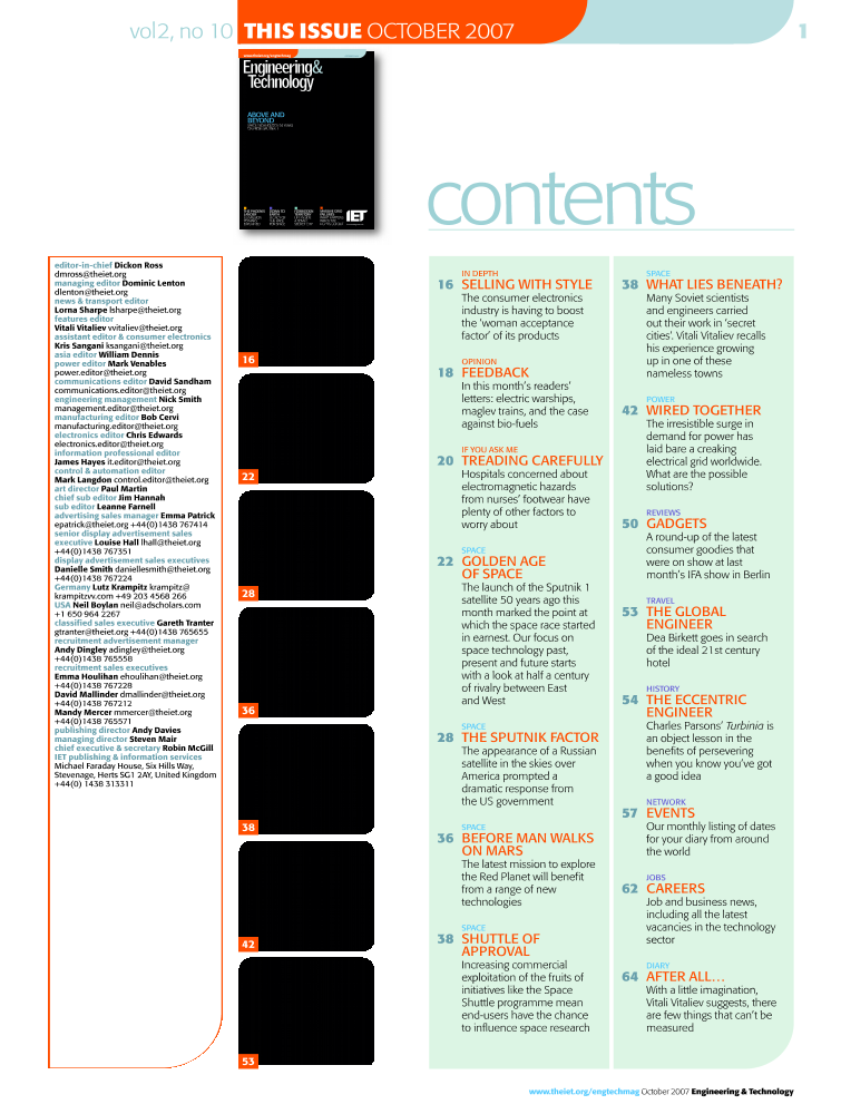 Table of contents | IET Journals & Magazine | IEEE Xplore