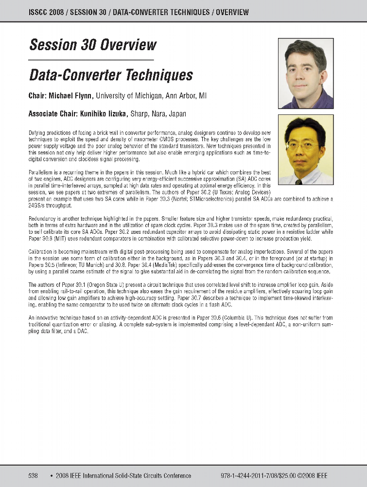 Data-Converter Techniques | IEEE Conference Publication | IEEE Xplore