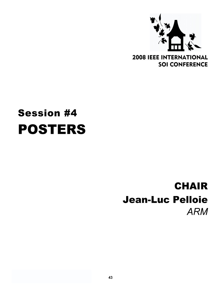 Session #4 Posters | IEEE Conference Publication | IEEE Xplore