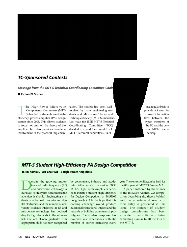 TC-sponsored contests [Technical Committee News] | IEEE Journals ...