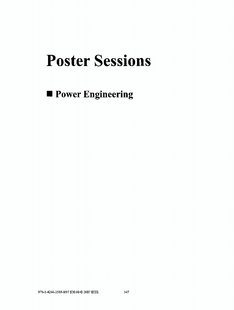 Poster sessions: Power engineering | IEEE Conference Publication | IEEE ...