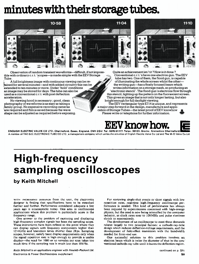 High-frequency sampling oscilloscopes | IET Journals & Magazine | IEEE ...