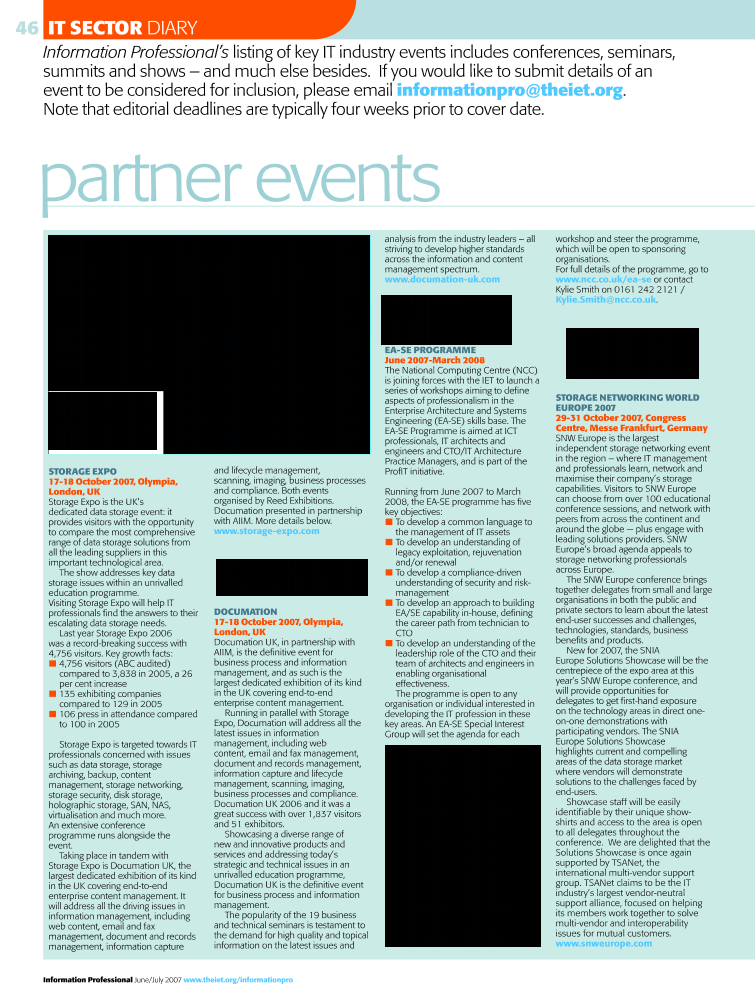 Partner events [IT sector] | IET Journals & Magazine | IEEE Xplore