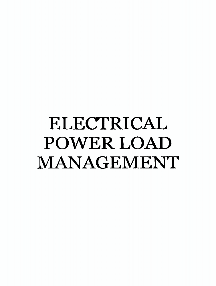 Electrical power load management | IEEE Conference Publication | IEEE ...