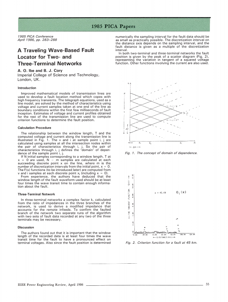 A Traveling Wave Based Fault Locator For Two And Three Terminal Networks Ieee Journals
