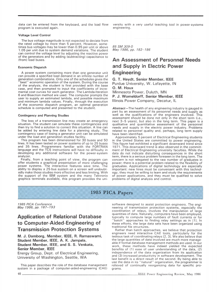 Application of Relational Database to Computer-Aided-Engineering of ...