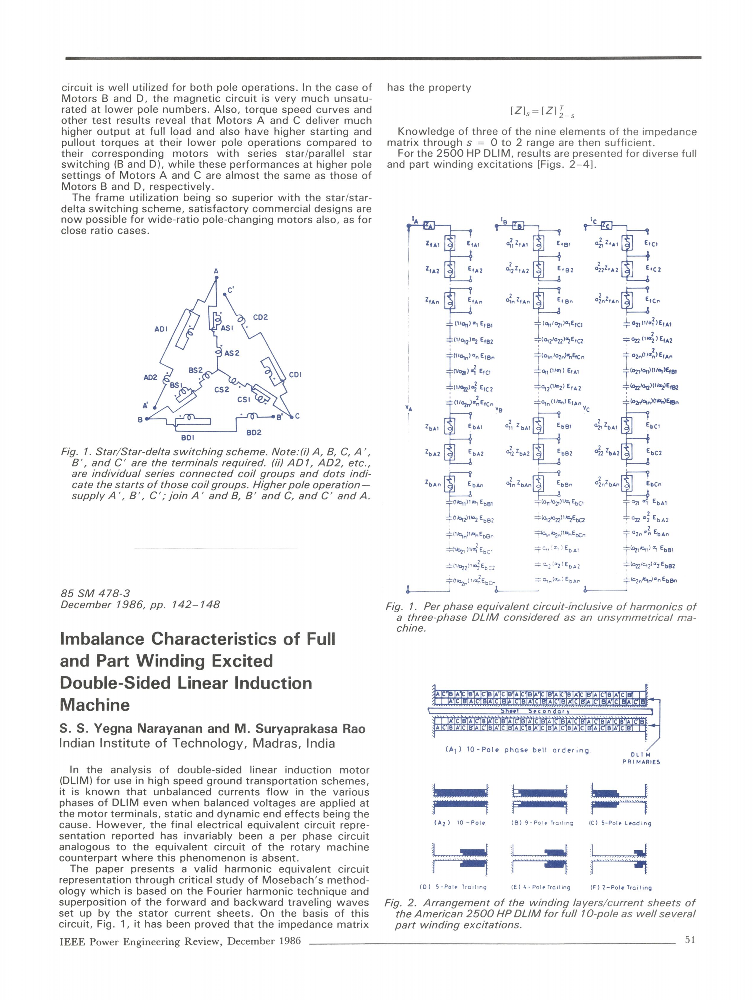 Imbalance Characteristics of Full and Part Winding Excited Double-Sided ...