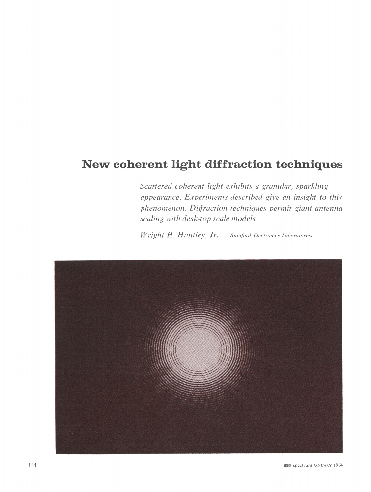 New coherent light diffraction techniques | IEEE Journals & Magazine ...